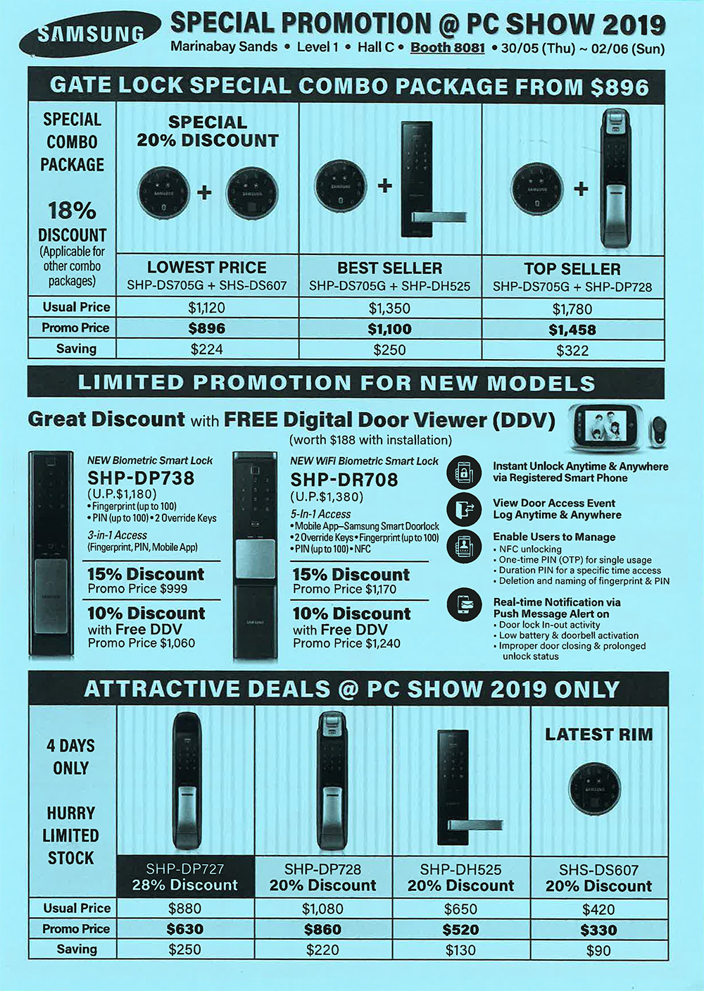Samsung smart door lock - Pg.4 Brochures from PC Show 2019 on Tech Show ...