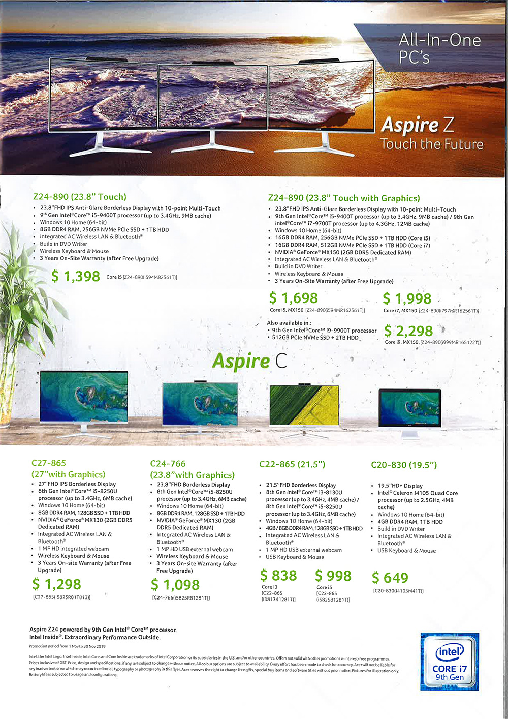 Acer desktops - Pg 1 Brochures from The Tech Show 2019 Singapore on ...
