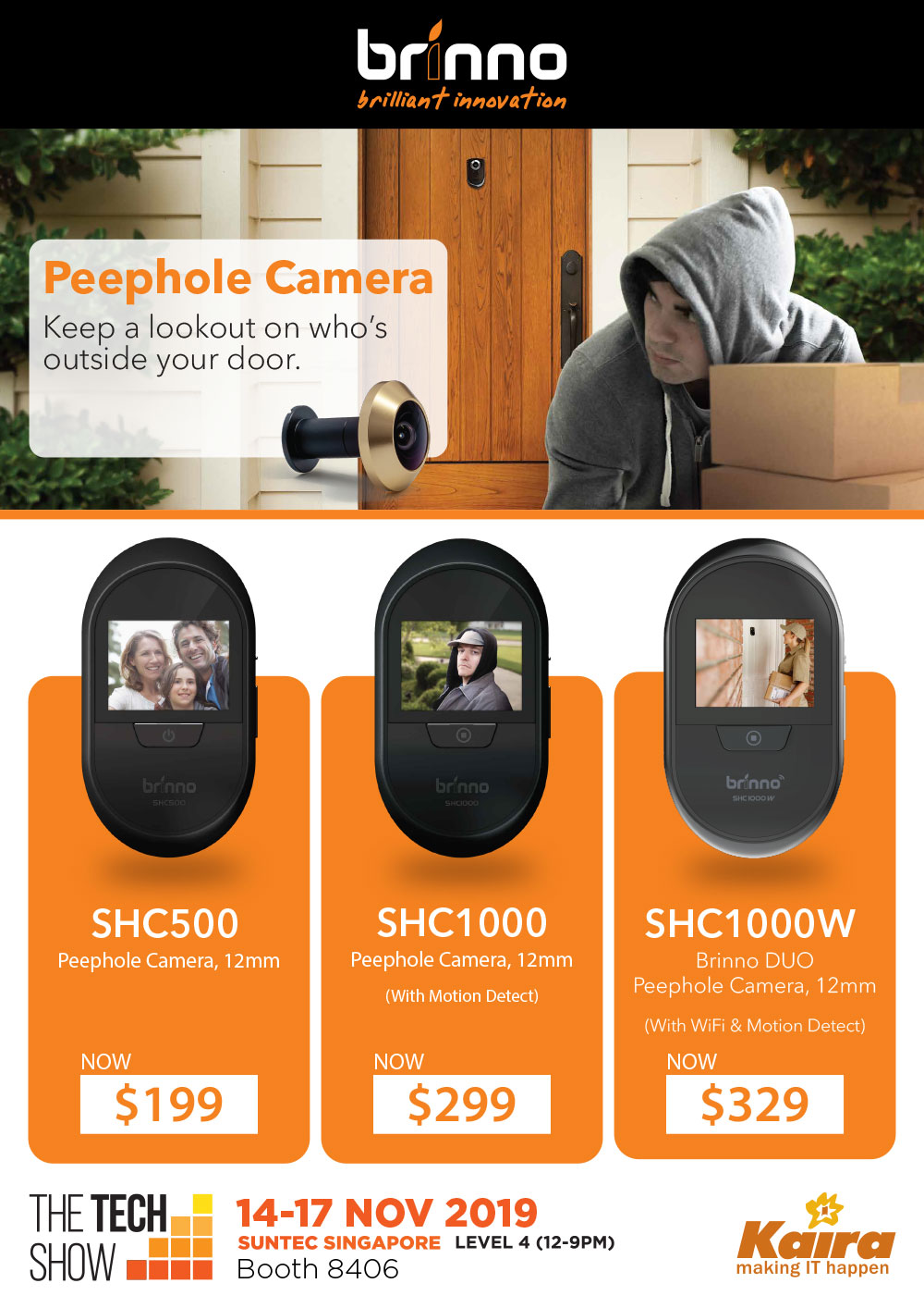 Brinno Brochures from The Tech Show 2019 Singapore on Tech Show Portal ...