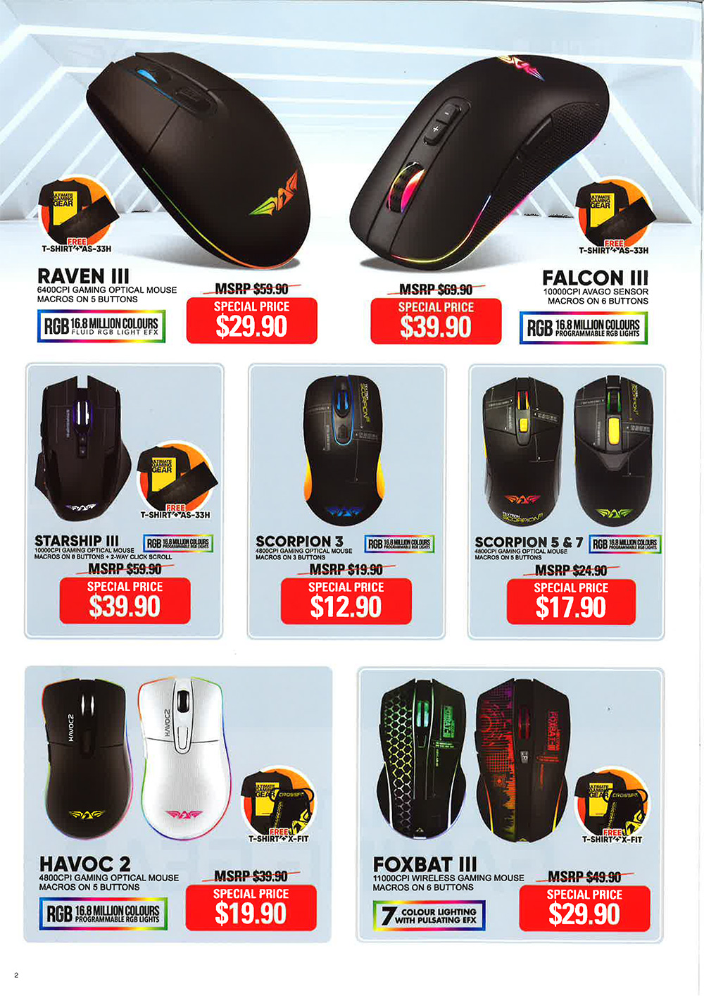 Armageddon Gaming Gear Guide - Pg 2 Brochures from The Tech Show 2019 ...