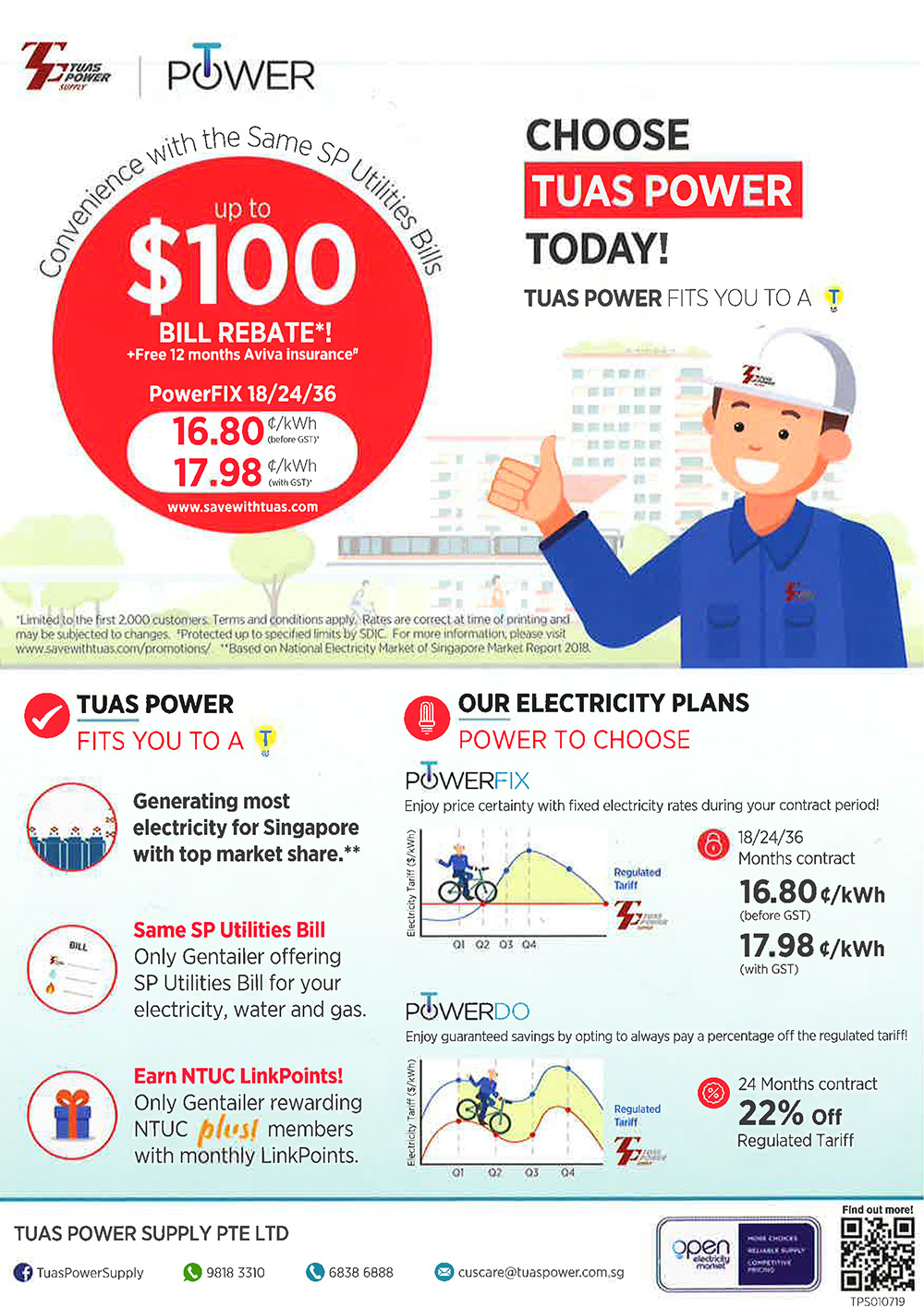 Tuas Power Brochures from The Tech Show 2019 Singapore on Tech Show ...