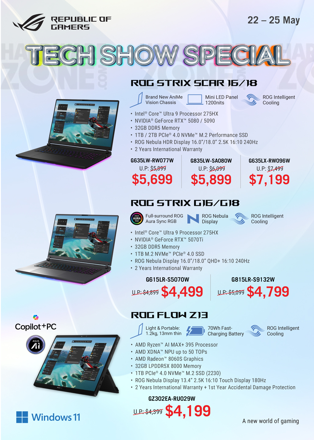 ASUS Laptops - Pg.3 brochures from HardwareZone's Tech Show Portal - HardwareZone.com.sg