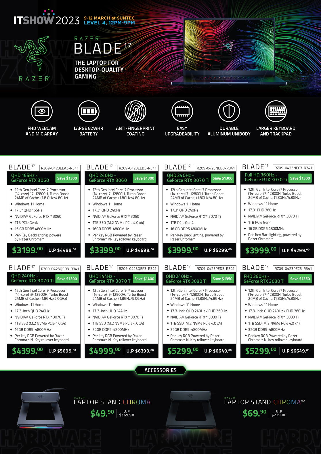 Razer pg 4 brochures from HardwareZone's Tech Show Portal ...