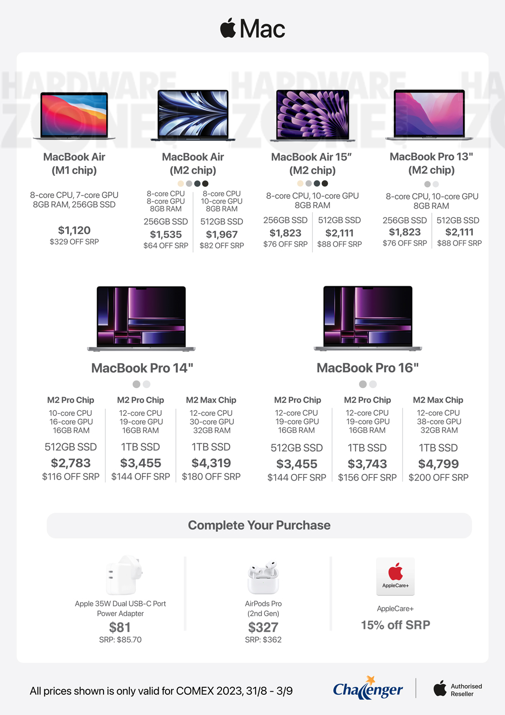 Apple - Pg.2 brochures from HardwareZone's Tech Show Portal ...