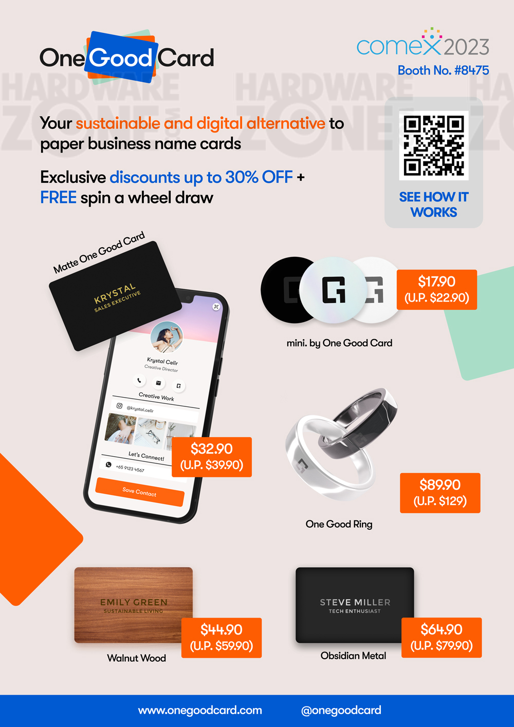 One good card - Digital name card brochures from HardwareZone's Tech ...