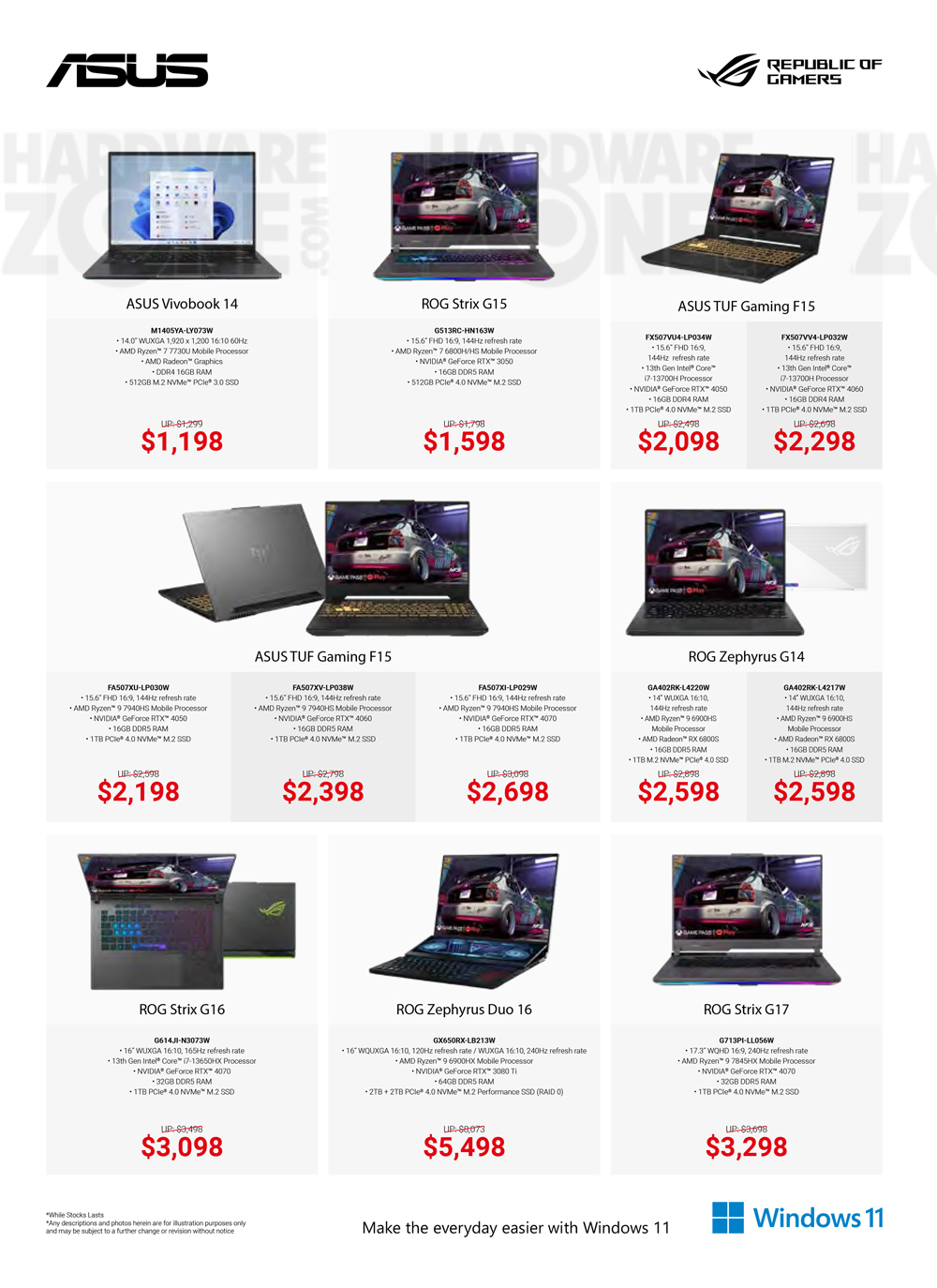 ASUS notebooks - Pg2 brochures from HardwareZone's Tech Show Portal ...