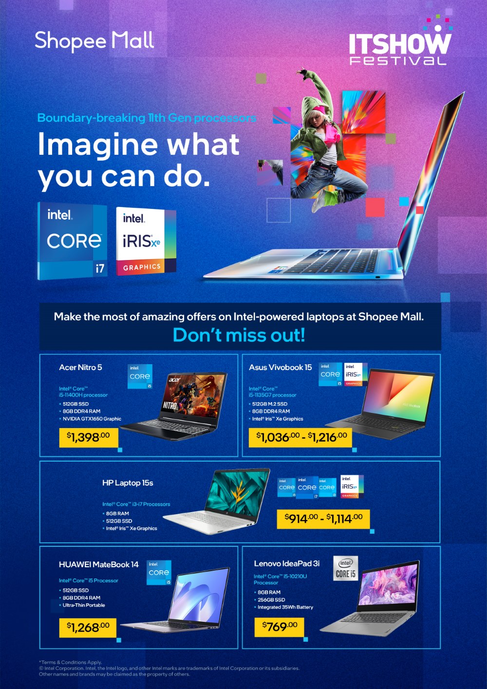 Intel notebook offers brochures from HardwareZone's Tech Show Portal ...