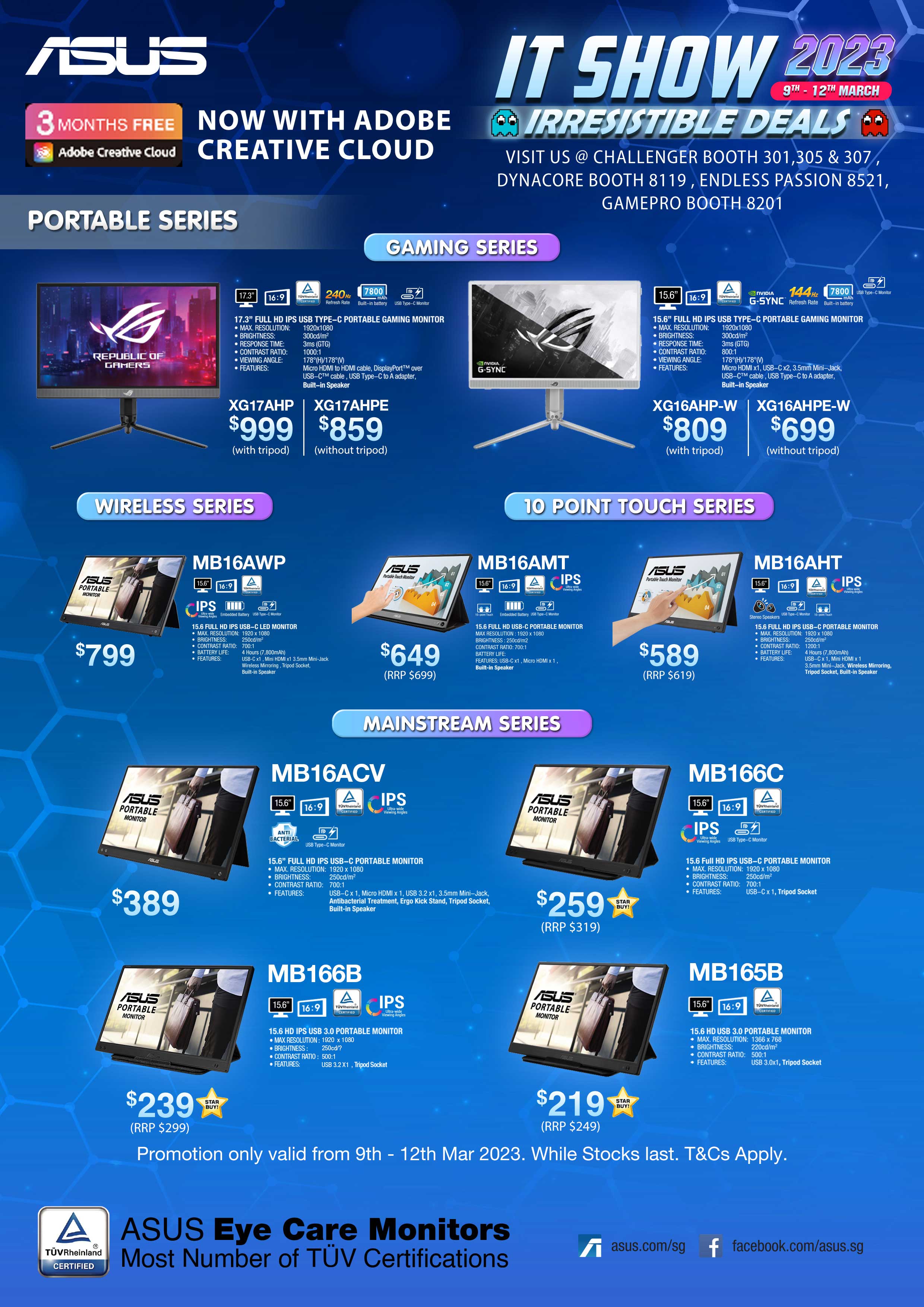 ASUS monitors - Pg2 brochures from HardwareZone's Tech Show Portal ...