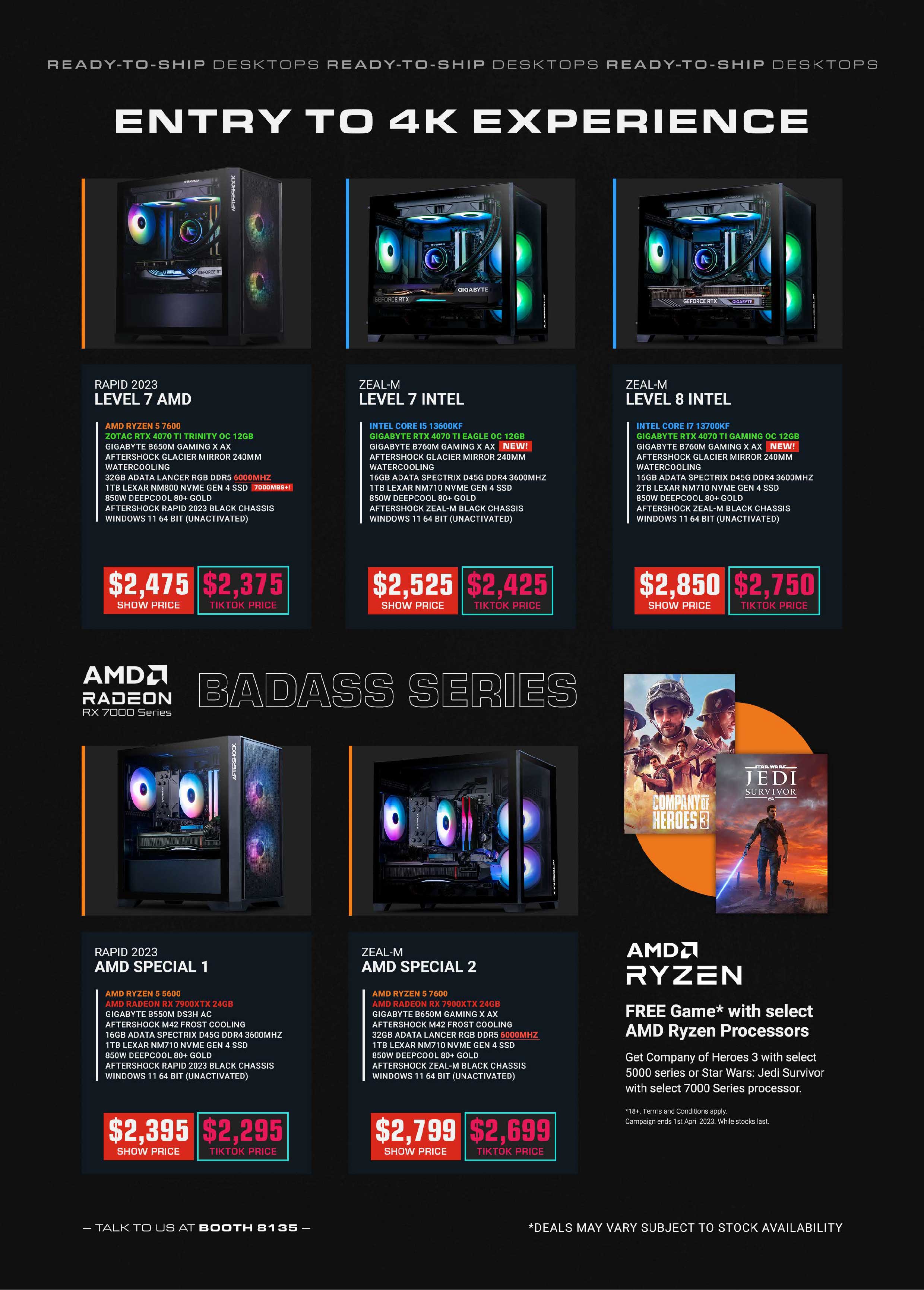 Aftershock Desktops - Pg4 brochures from HardwareZone's Tech Show ...