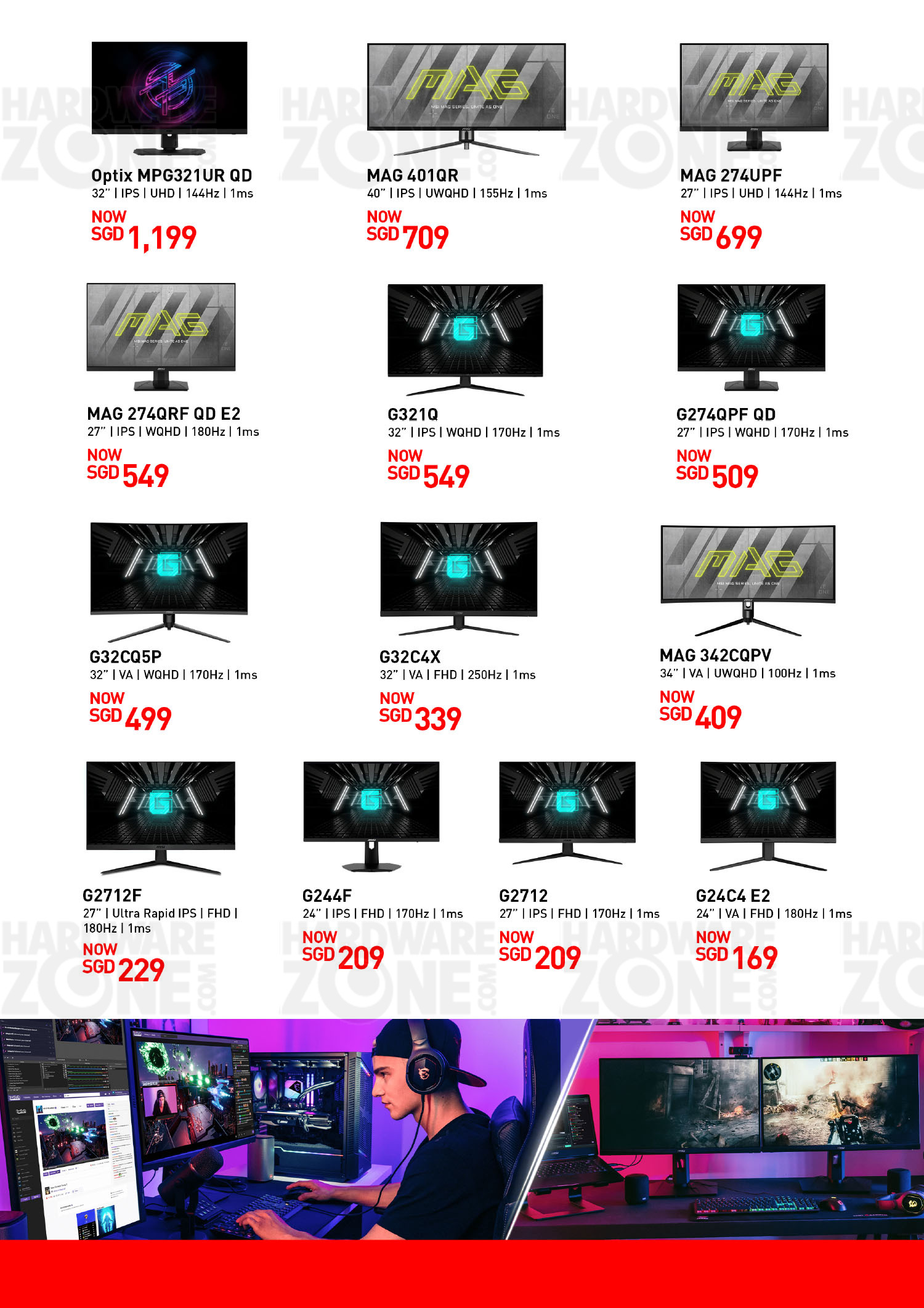 MSI Monitors - Pg.2 brochures from HardwareZone's Tech Show Portal ...
