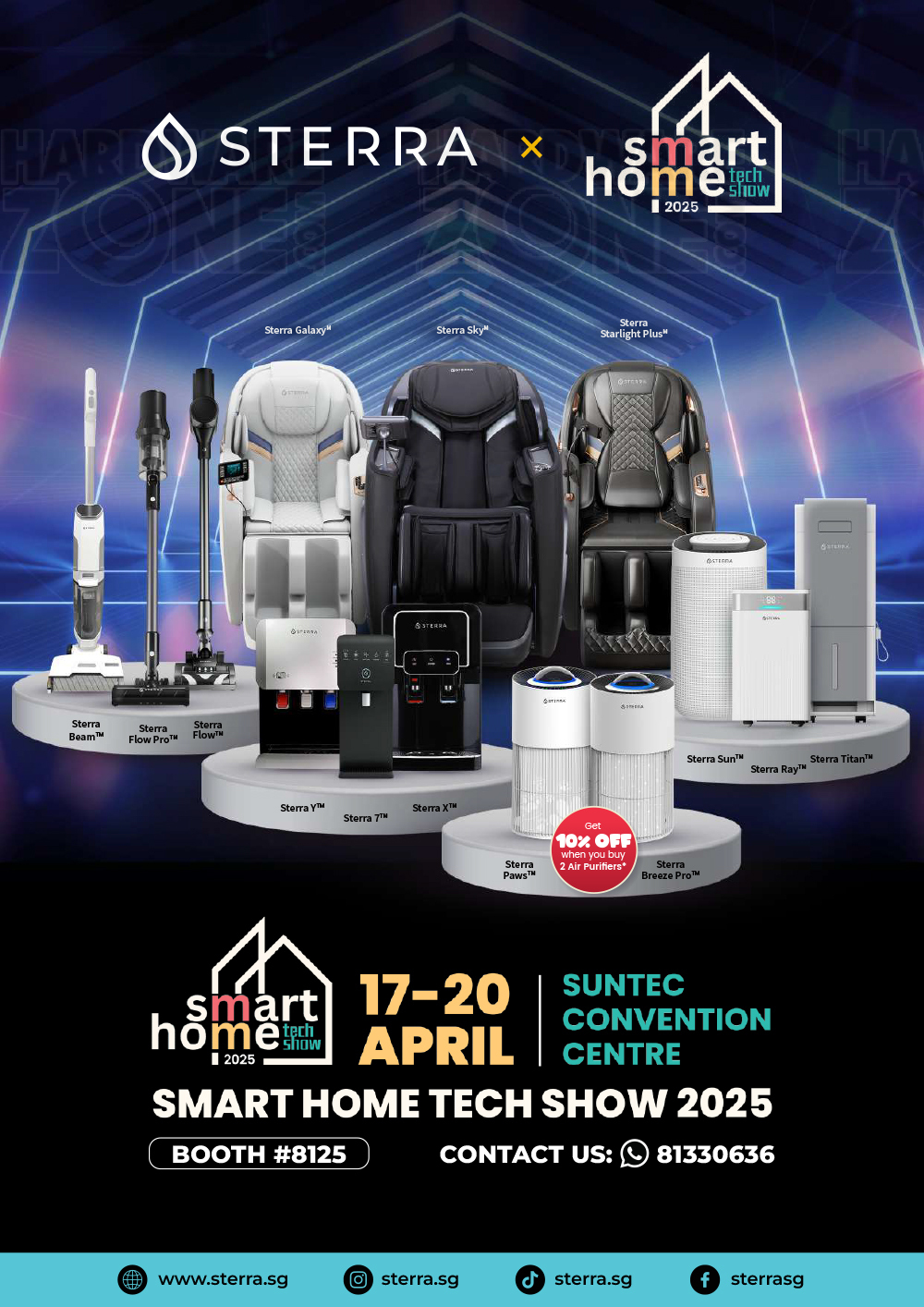 STERRA page 1 brochures from HardwareZone's Tech Show Portal - HardwareZone.com.sg