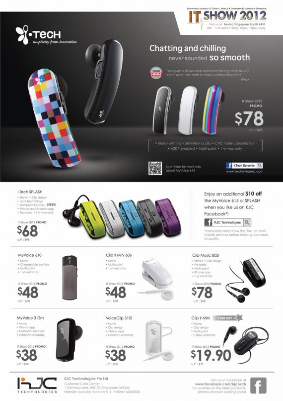 Mobile Accessories - iTech & Jabra : IT Show 2012 - Telco, Tablets, GPS ...