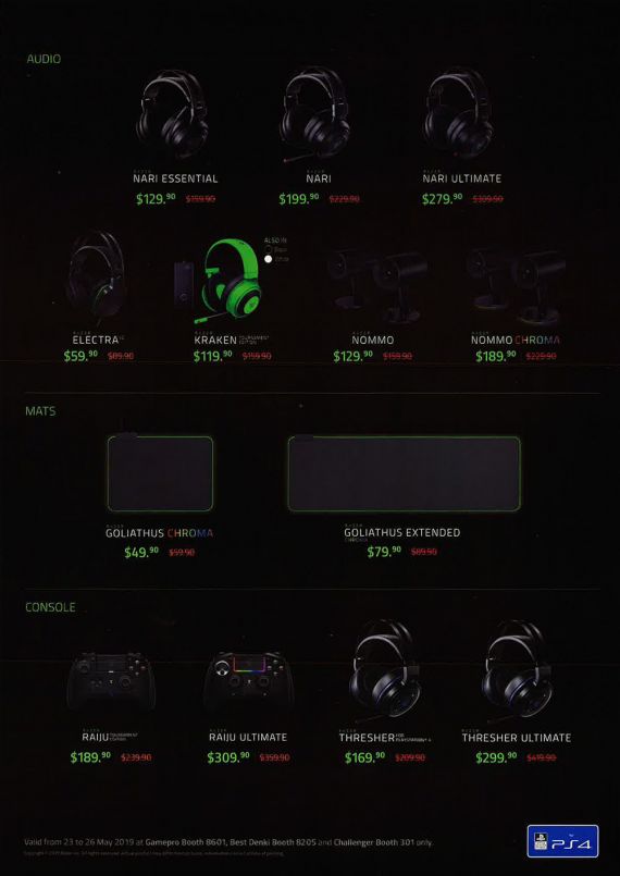Razer Brochures - CEE 2019 | Suntec Singapore - HardwareZone.com.sg
