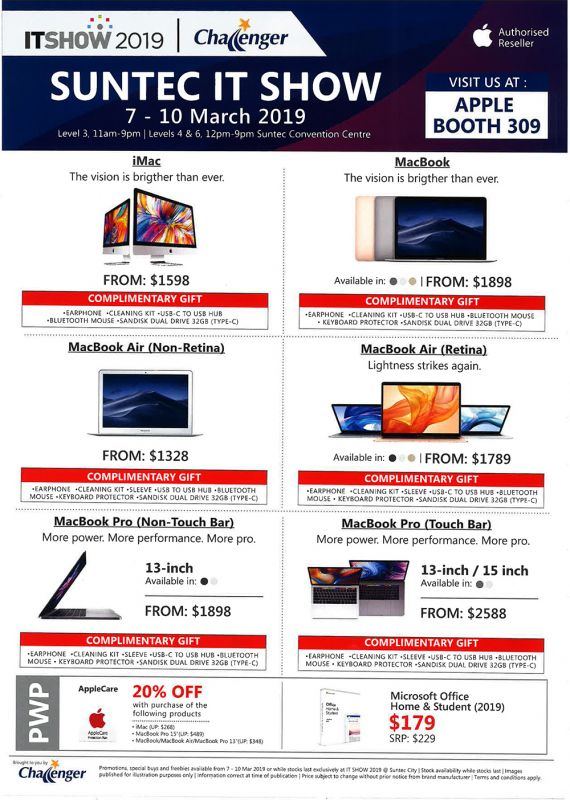 apple promotion singapore 2019