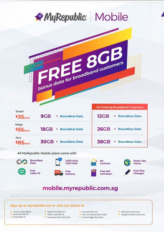 MyRepublic Telco & ISP Deals Brochures - IT Show 2019 Singapore ...