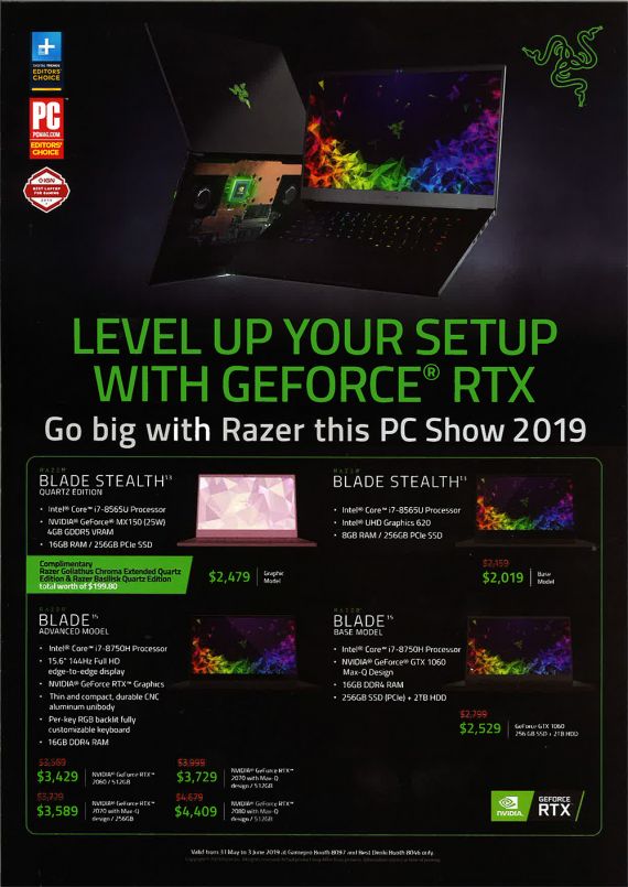 Razer Brochures - PC Show 2019 | Marina Bay Sands - HardwareZone.com.sg