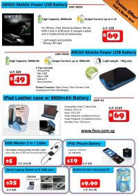 Arigo Mobile Accessories Brochures from Comex Singapore on Tech Show ...