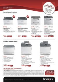 Lexmark - Page 2 Brochures from Comex Singapore on Tech Show Portal ...