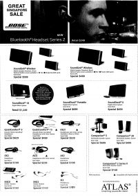 Bose Brochures from Comex Singapore on Tech Show Portal - HardwareZone ...