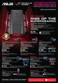ASUS Gaming PCs Brochures from CEE Singapore on Tech Show Portal ...