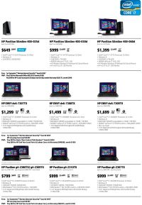 HP Desktops + Notebooks - page 2 Brochures from Comex Singapore on Tech ...