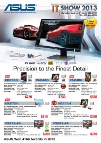 ASUS monitors - page 2 Brochures from IT Show 2013 Singapore on Tech ...