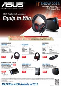 ASUS accessories Brochures from IT Show 2013 Singapore on Tech Show ...