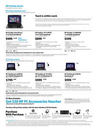 HP Notebooks - page 4 Brochures from PC Show 2013 Singapore on Tech ...
