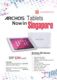 Archos Tablets Brochures from Sitex 2013 Singapore on Tech Show Portal ...