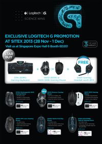 Logitech - page 1 Brochures from Sitex 2013 Singapore on Tech Show Portal - HardwareZone.com.sg