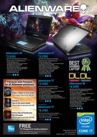 Dell Alienware Brochures from COMEX 2014 Singapore on Tech Show Portal ...