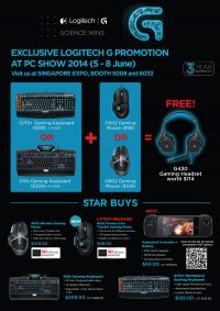 Logitech - Page 1 Brochures from PC Show 2014 Singapore on Tech Show ...