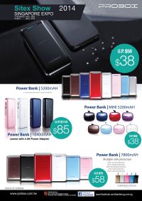 Probox Power Banks Brochures from SITEX 2014 Singapore on Tech Show ...