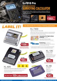 Casio Label Machines - Page 1 Brochures from SITEX 2014 Singapore on ...
