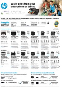HP Printers - Page 1 Brochures from SITEX 2014 Singapore on Tech Show ...