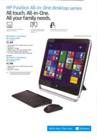 HP Pavilion AIO Desktops Brochures from CEE 2015 Singapore on Tech Show ...