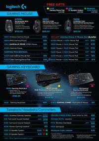 Logitech G - Pg 2 Brochures from COMEX 2015 Singapore on Tech Show ...