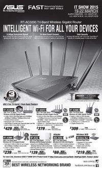 ASUS Networking Flyer Brochures from IT SHOW 2015 Singapore on Tech ...