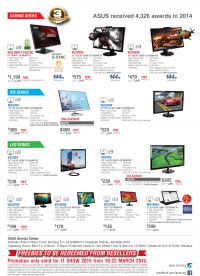ASUS Monitors - Page 2 Brochures from IT SHOW 2015 Singapore on Tech ...