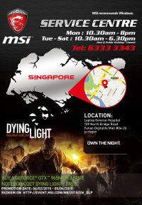 MSI Service Centre Brochures from IT SHOW 2015 Singapore on Tech Show ...