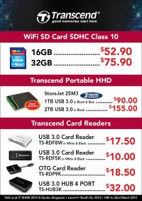 Transcend WiFi SD card, portable HDD, card readers Brochures from IT ...