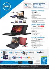 Dell Inspiron Notebooks - Page 1 Brochures from PC Show 2015 Singapore ...