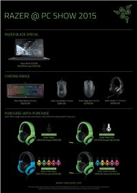 Razer - page 2 Brochures from PC Show 2015 Singapore on Tech Show ...
