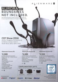 Alienware - page 1 Brochures from CEF Show 2016 Singapore on Tech Show ...