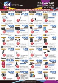 CEF 2016 Coupons Brochures from CEF Show 2016 Singapore on Tech Show ...