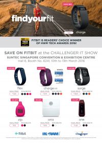 Fitbit Brochures from IT Show 2016 Singapore on Tech Show Portal ...