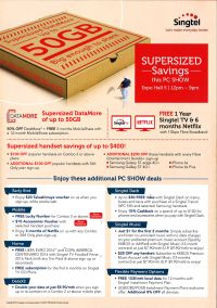 SingTel page 4 Brochures from PC Show 2016 Singapore on Tech Show ...