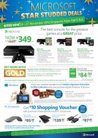 Microsoft Xbox / Input Devices Brochures from SITEX 2016 Singapore on ...