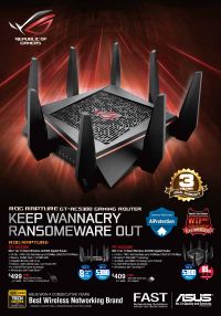 ASUS ROG Gaming Router Brochures from CEF 2017 Singapore on Tech Show ...
