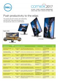 Dell Monitors - Pg 2 Brochures from COMEX SHOW 2017 Singapore on Tech ...